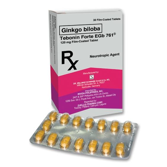 TEBONIN FORTE Ginkgo Biloba Egb 761 120mg Film-Coated Tablet 1's price ...